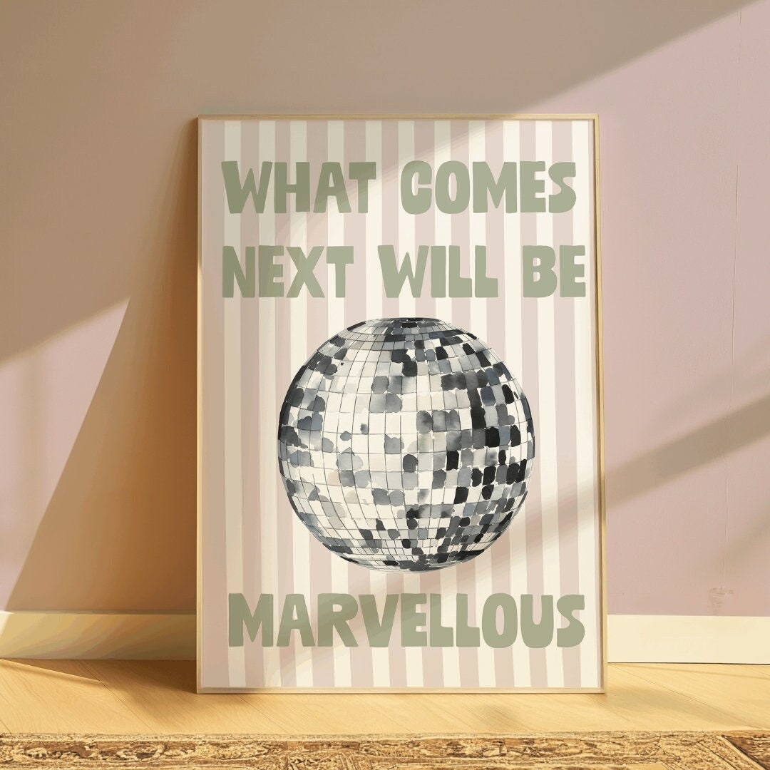 Fred Again Poster, Disco Ball Print Decor, Music Song Lyrics Wall Art ...