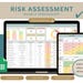 Risk Matrix and Risk Assessment | Google Sheets Template | Digital ...