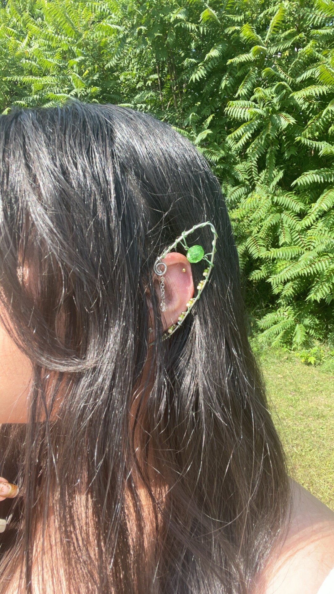 Green Elve Ears, Fairy Ears, Fantasy Ears, Ren Fest Garb, Ren Fest Ears ...