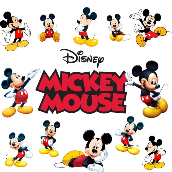 Mickey Mouse Svg - Etsy