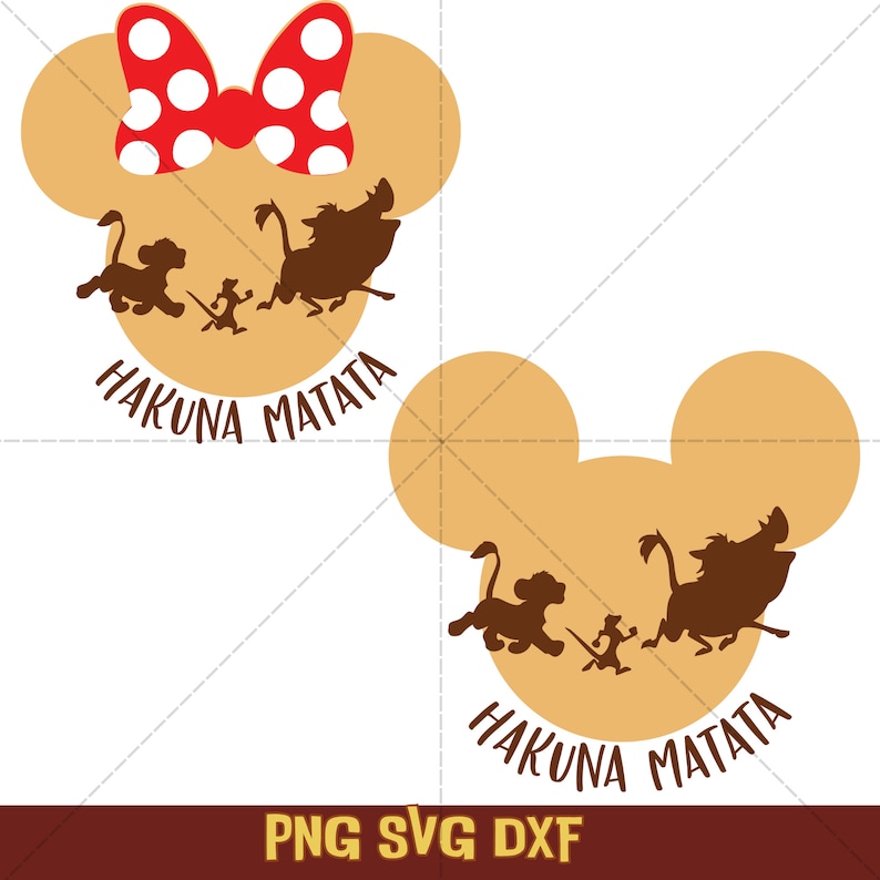 Hakuna Matata Svg Bundle, Hakuna Matata Svg, Family Trip Svg, Hakuna ...