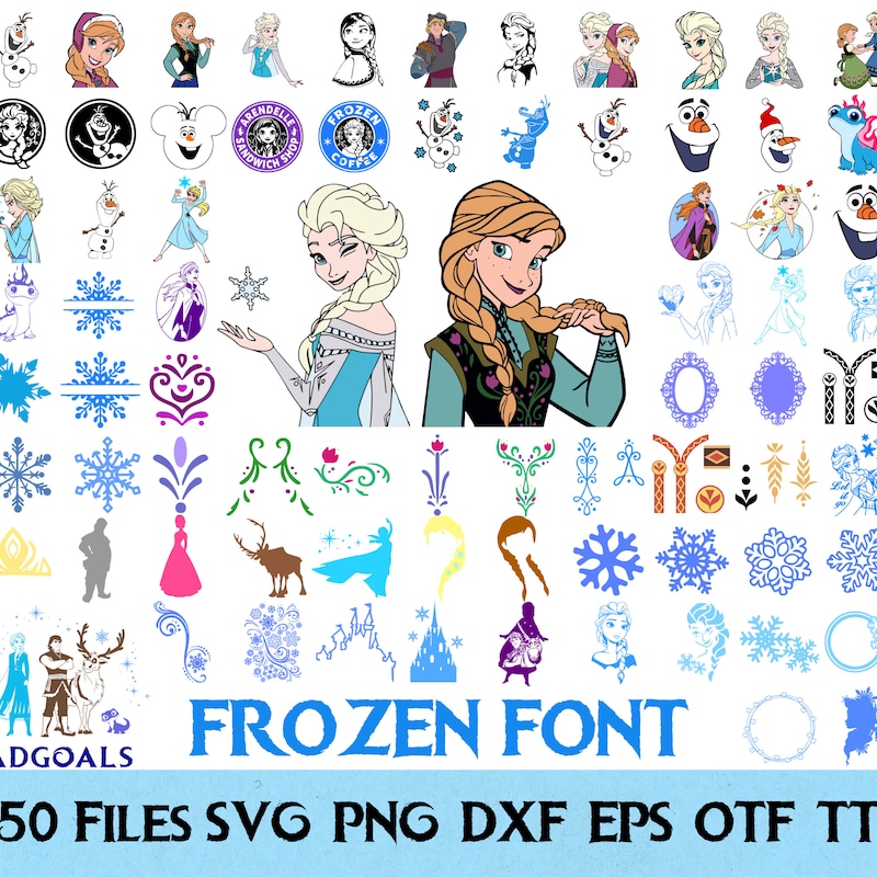 Frozen Svg Files - Etsy
