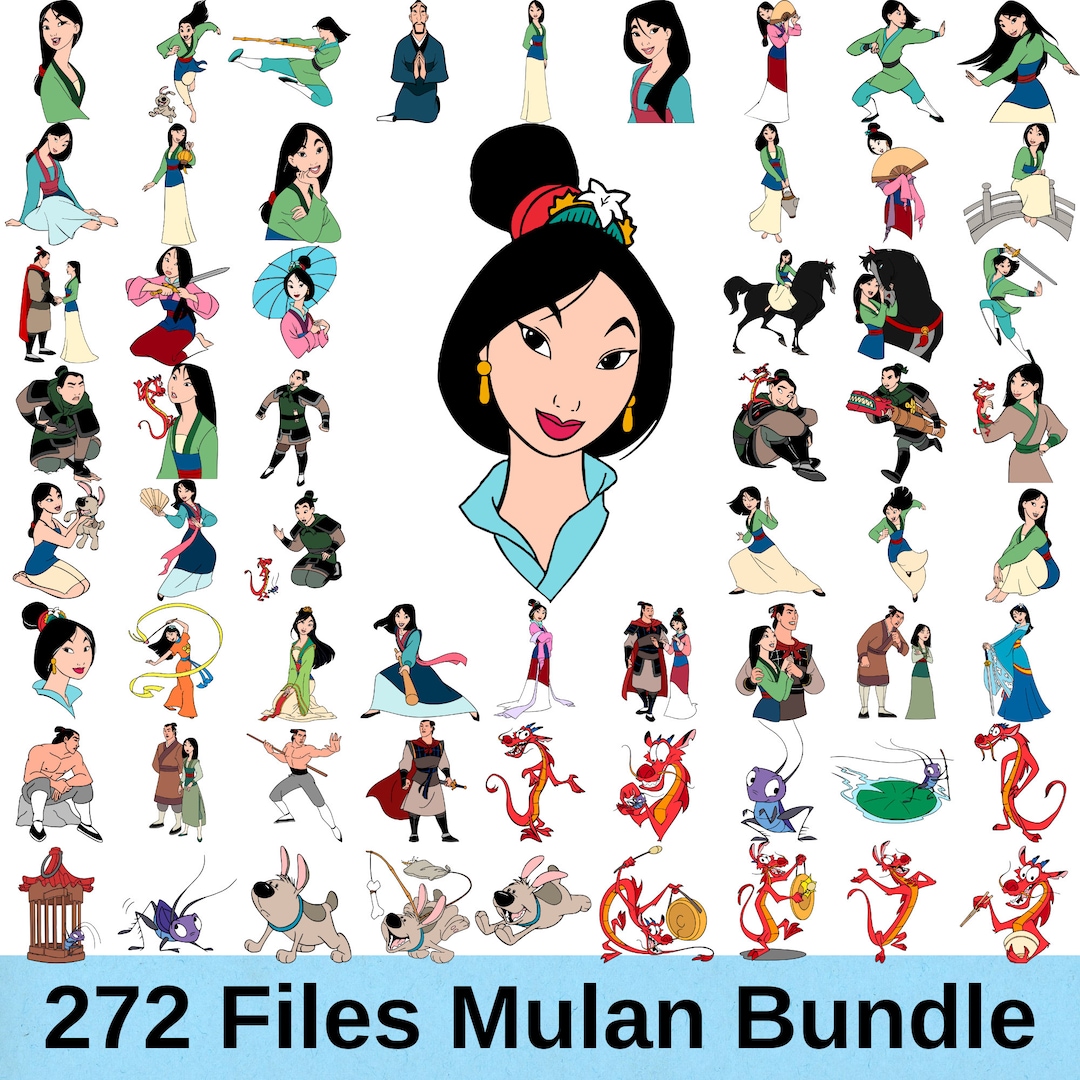 Mulan Digital Download, Mulan Bundle Layered ,mulan Svg,cricut, Mulan ...
