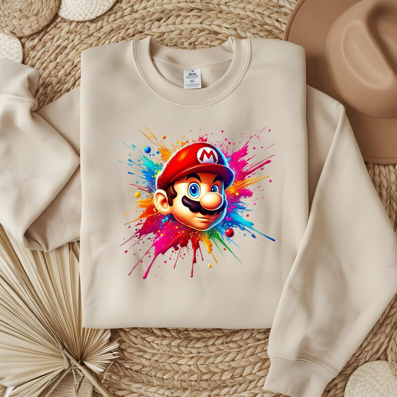 Mario Clipart Bundle, Super Mario Splash Png, Mario Clipart, Videogame ...