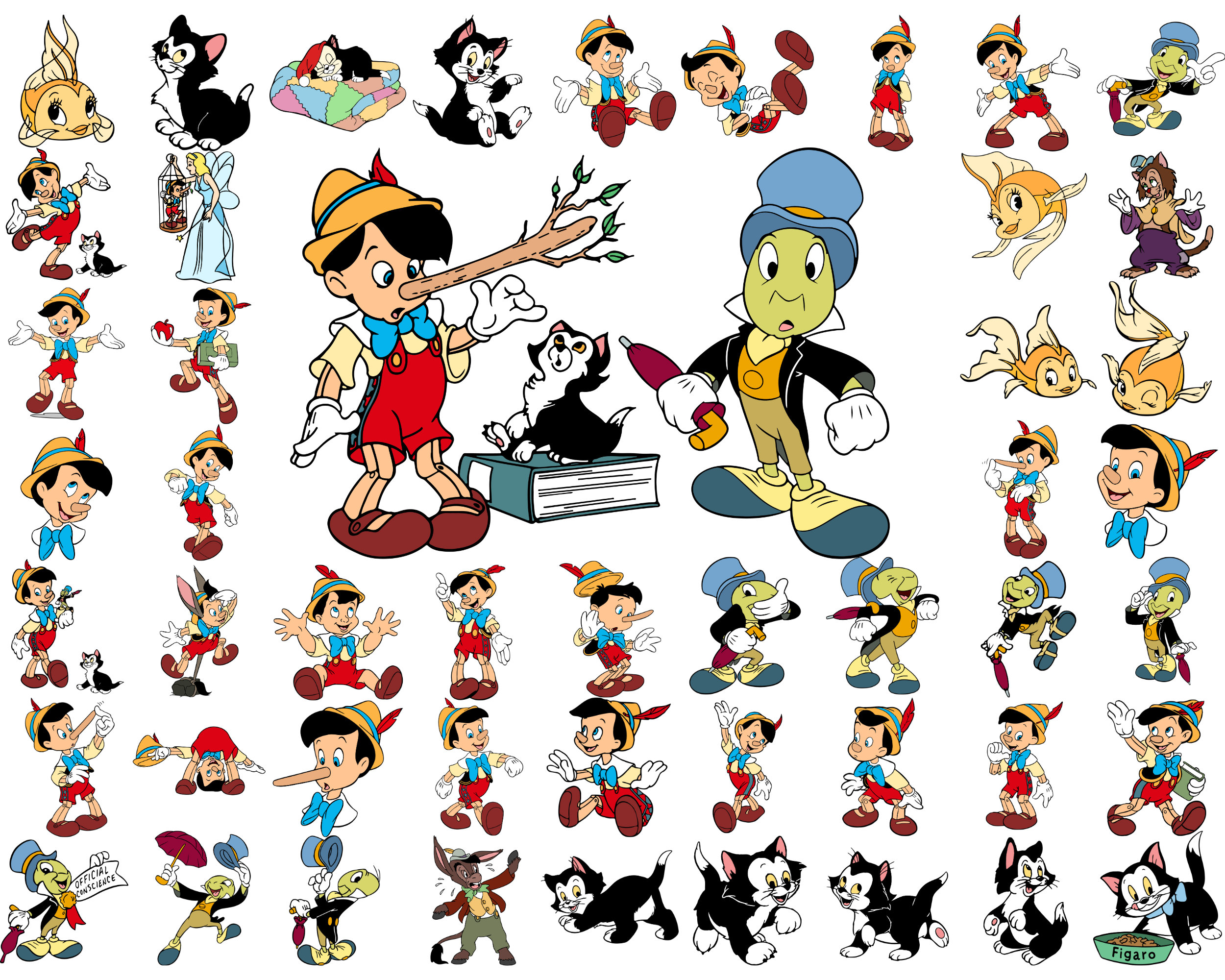 Pinocchio SVG Bundle, Pinocchio Svg & Png Files for Cricut, Geppetto ...