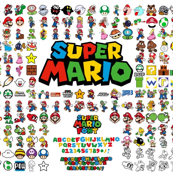 Mario Kart Svg Layer - Etsy