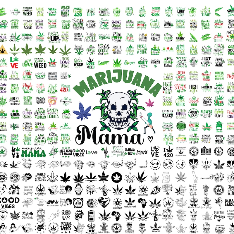 Marijuana Art - Etsy