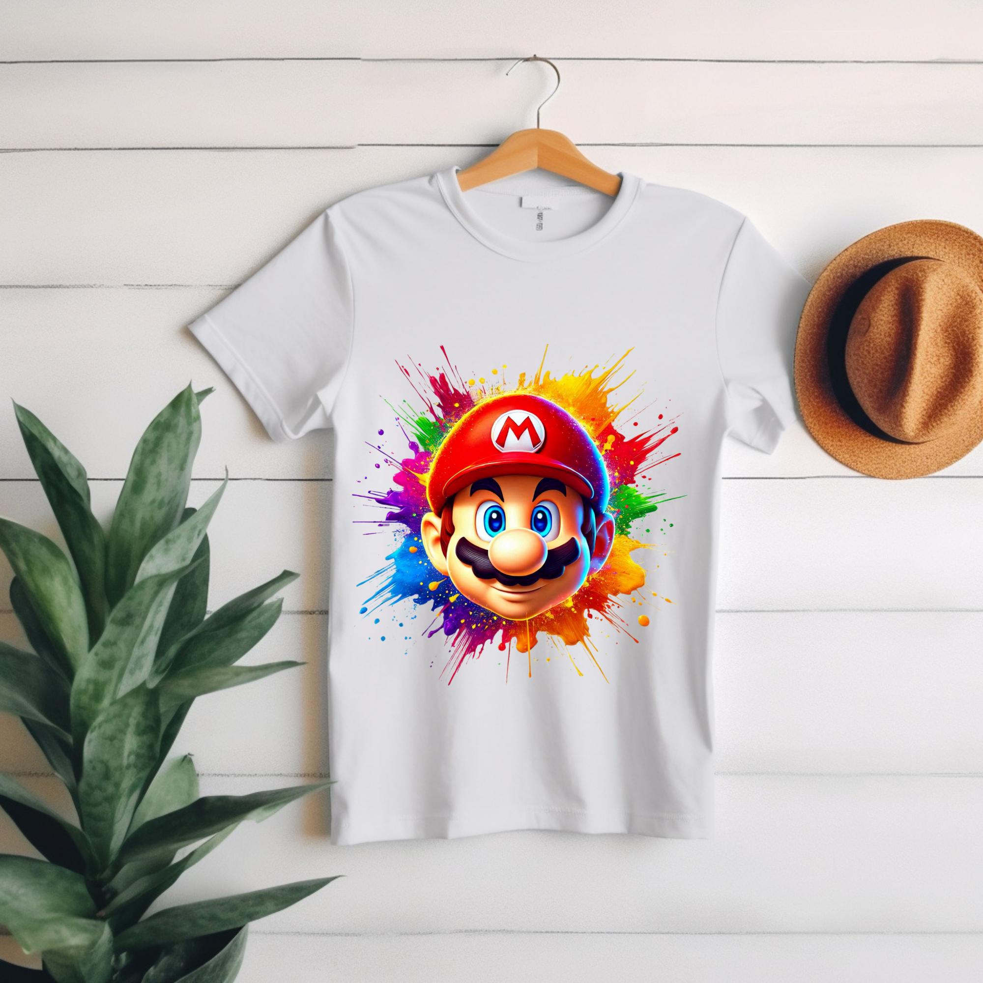 Mario Clipart Bundle, Super Mario Splash Png, Mario Clipart, Videogame ...