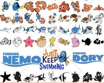 Finding Nemo SVG Bundle, Dory Svg & Png Files for Cricut, Nemo Png ...