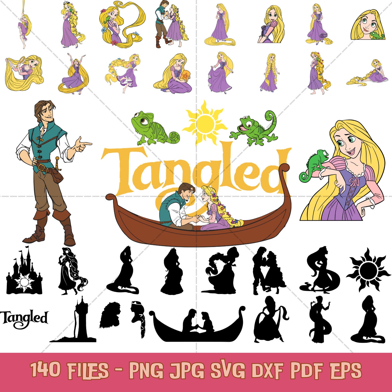 Rapunzel SVG Bundle, Tangled Svg, Rapunzel Svg Files for Cricut and ...