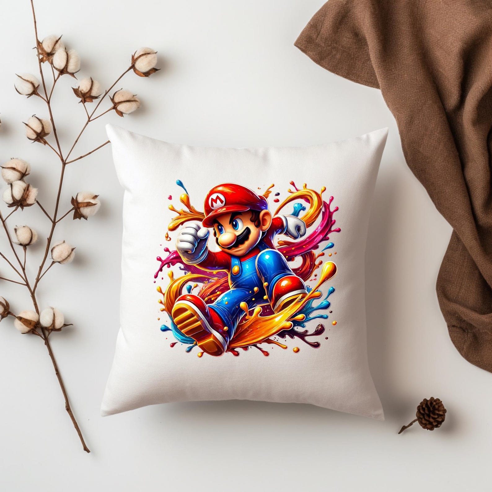 Mario Clipart Bundle, Super Mario Splash Png, Mario Clipart, Videogame ...