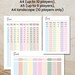 Score Sheet Printable, Game Score Tracker, Player Score List, Board ...