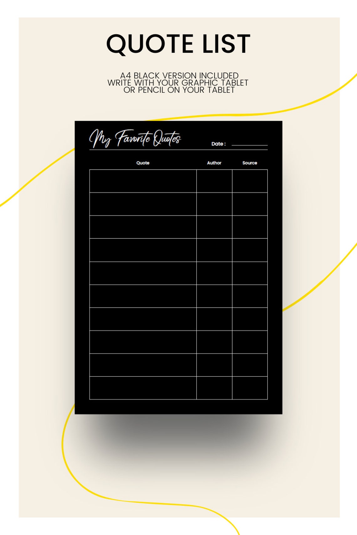 Quotes List Printable, Sentence Reminder, Mindset Builder, Habit ...