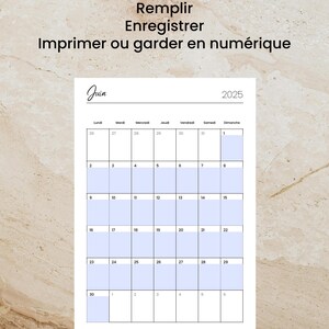 2024 & 2025 French Calendar Printable, Agenda, Minimalist, Yearly ...