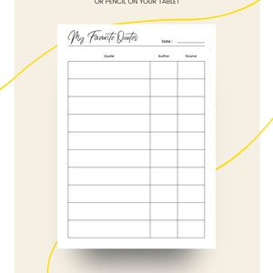 Quotes List Printable, Sentence Reminder, Mindset Builder, Habit ...