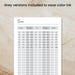 Score Sheet Printable, Game Score Tracker, Player Score List, Board ...