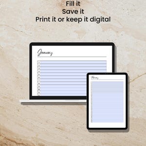 Timeless Calendar Printable, Agenda, Appointment Setting, Schedule ...