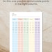 Score Sheet Printable, Game Score Tracker, Player Score List, Board ...