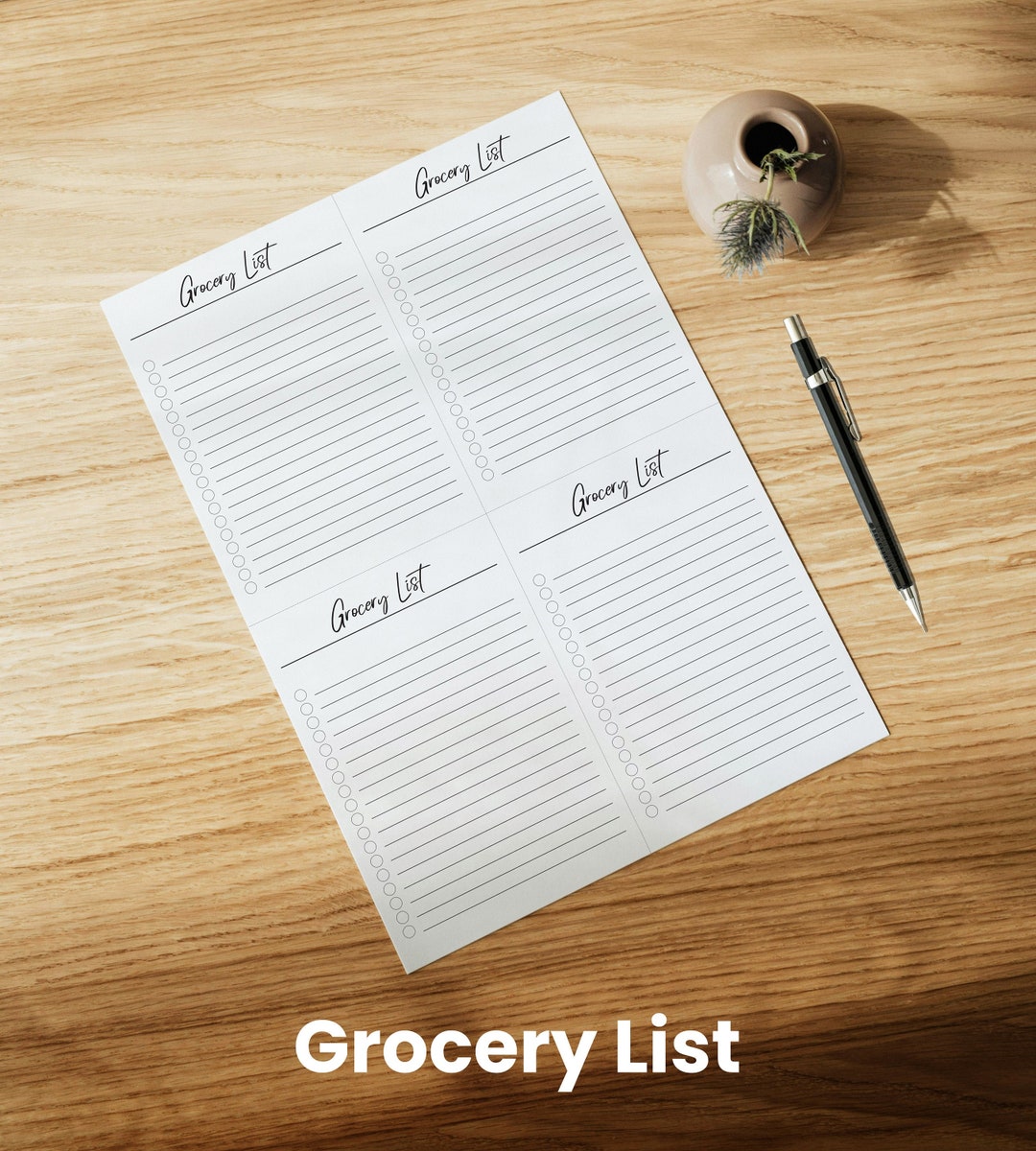 Grocery List Printable, Memory Help, Shop Tracker, Life Help ...