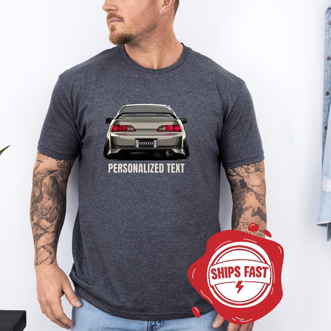 Integra DC5 Tee | Personalized JDM Type R Tee | Custom Plate DC5 ...