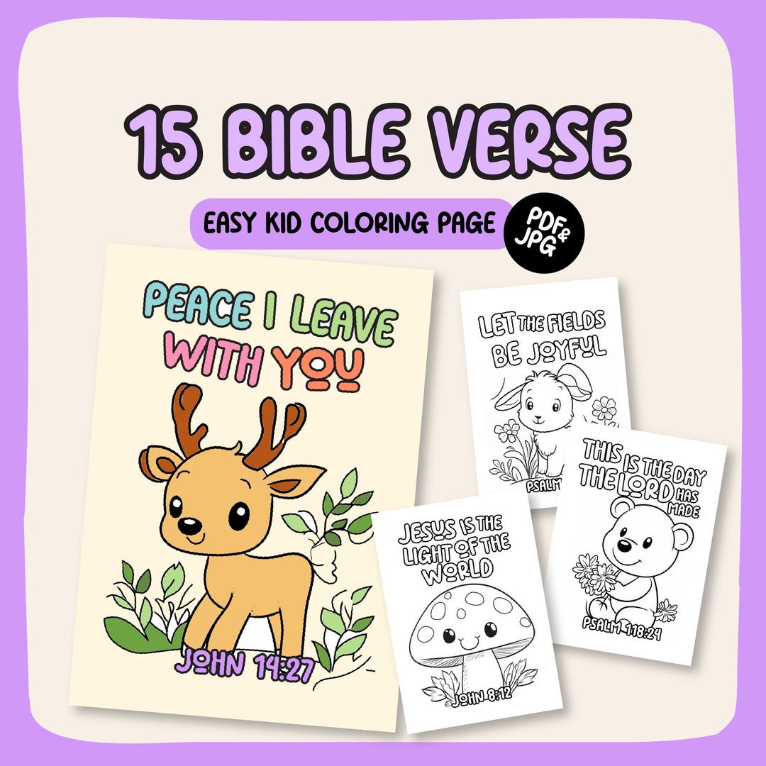 Bible Verse Colouring Pages | Christian Coloring Sheets | Hand Lettered ...