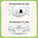 10 Pages the Story of God's Love Coloring Pages | Christian Coloring ...