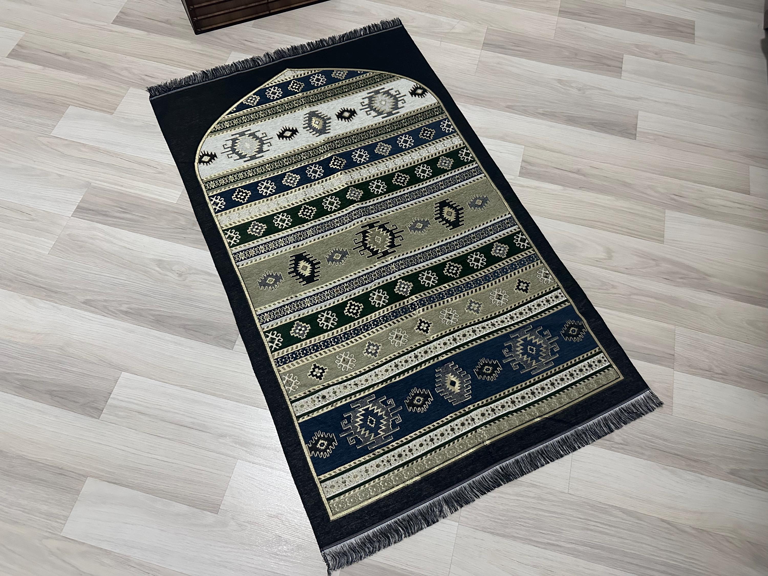 Chenille Prayer Rug, Ethnic Design Sajjadah, Ramadan Gift - Etsy