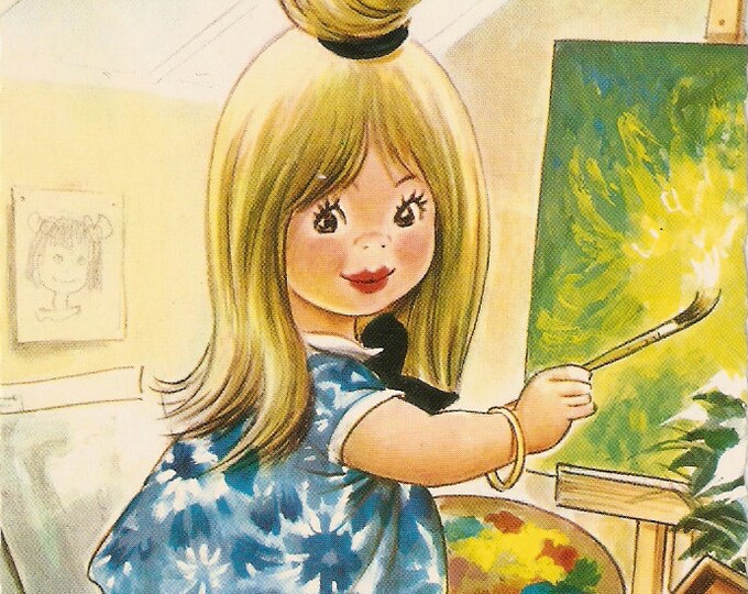 Taylor Tots Vintage Postcard Bamforth it's Fashionable to Paint, These ...