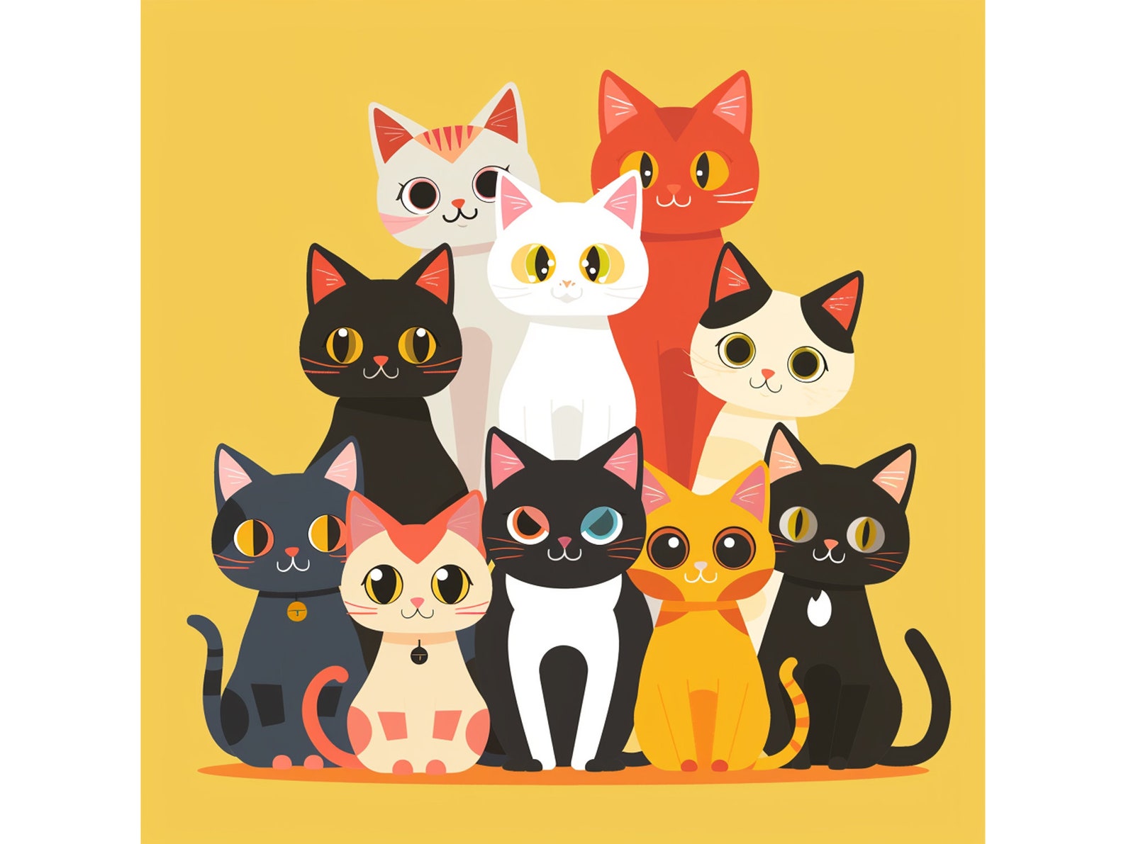 Cat Breeds PNG Bundle Cats Clipart Pngs, Cats Clipart, Animals Clipart ...