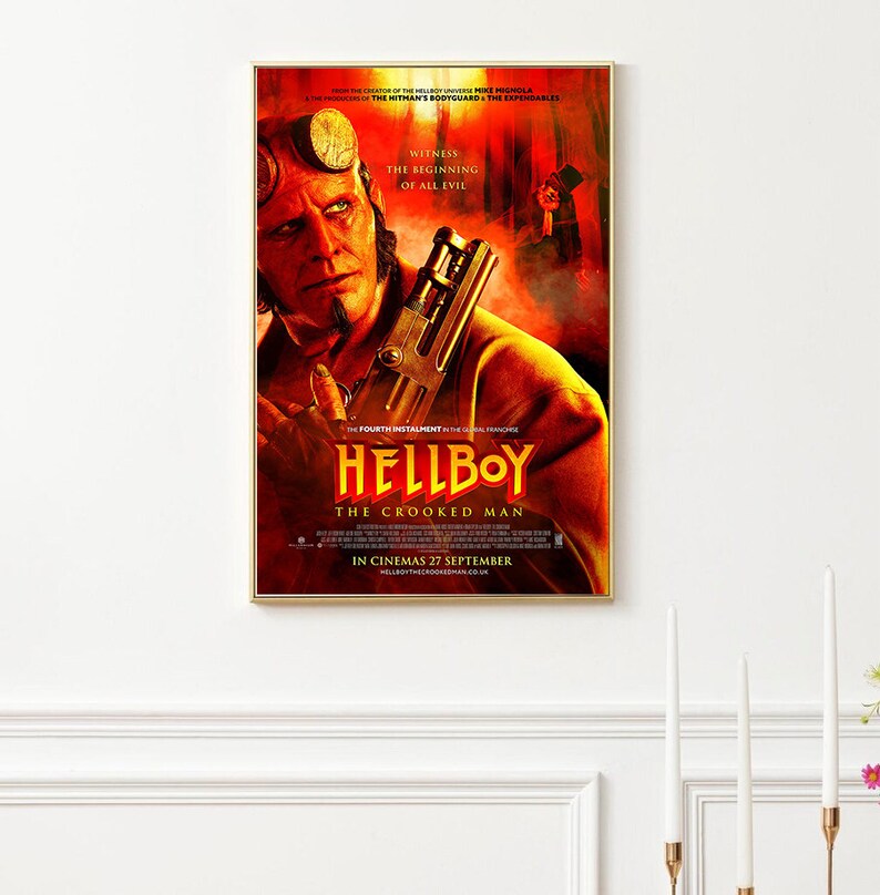 Hellboy the Crooked Man Movie Posters Movie Prints Home Decor High ...