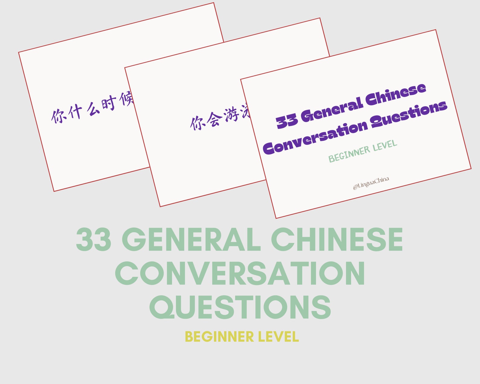 Chinese Question Cards for Beginner Level, Storytelling Cards, Chinese ...