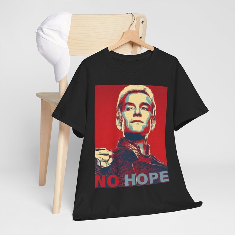 The Boys TV Show No Hope Merch Heavyweight Shirt Homelander Superhero ...