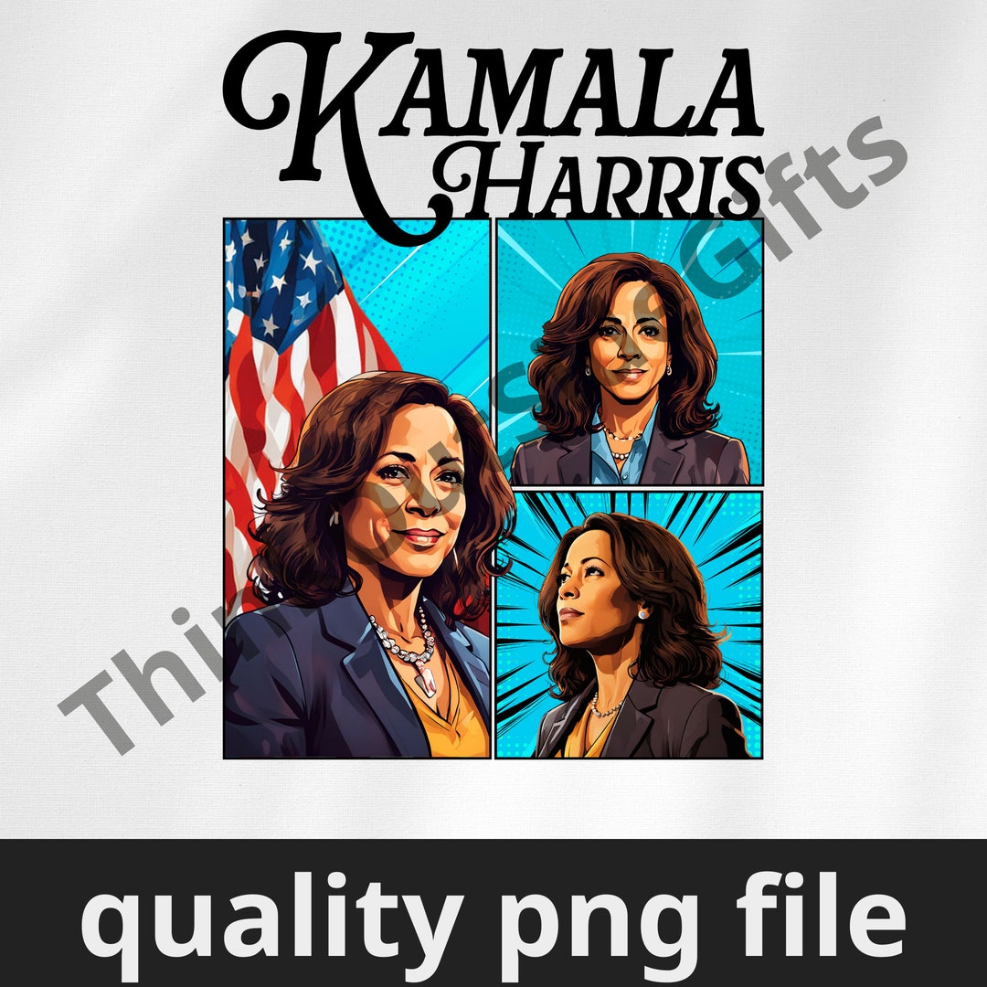 Kamala Harris Png, Yes We Kam Png, Kamala Tshirt Design, Election 2024 ...