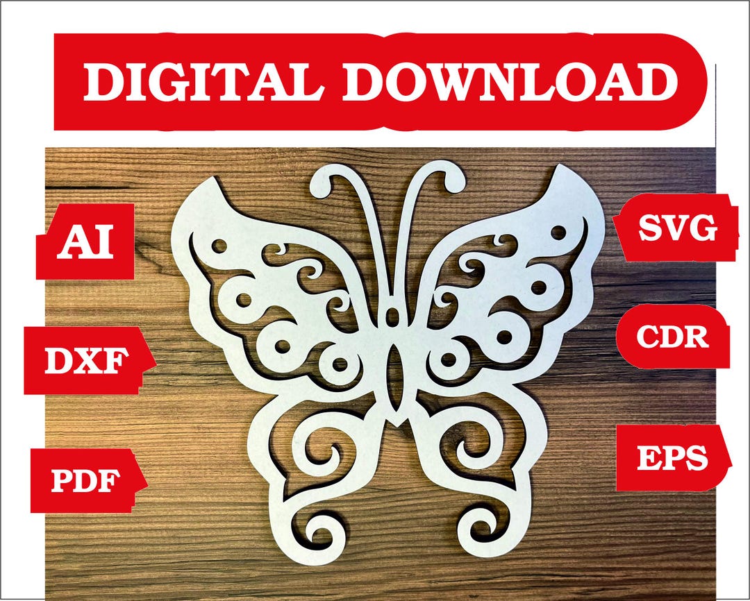 Butterfly Template, , Butterfly Svg, Butterfly Design, Butterfly Bundle ...