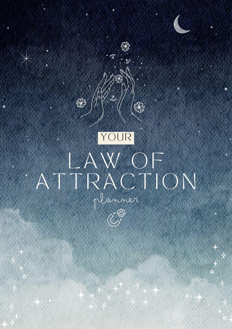 Law of Attraction Planner Law of Attraction Journal Manifestation ...