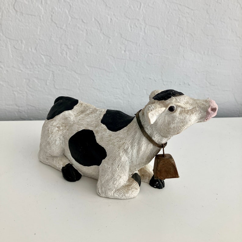 Vintage Mom and Baby Cow and Calf Figurines Farmhouse Rustic Decor - Etsy
