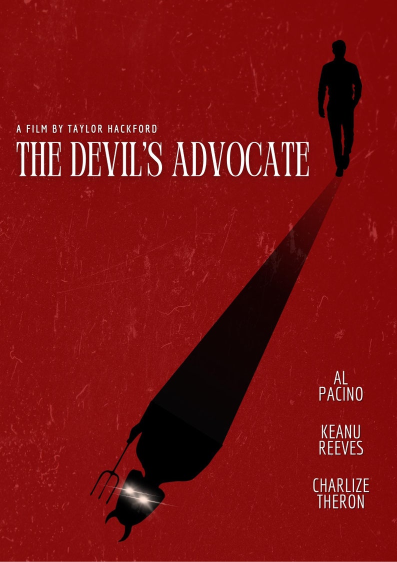 The Devil's Advocate Fan Art Poster - Etsy