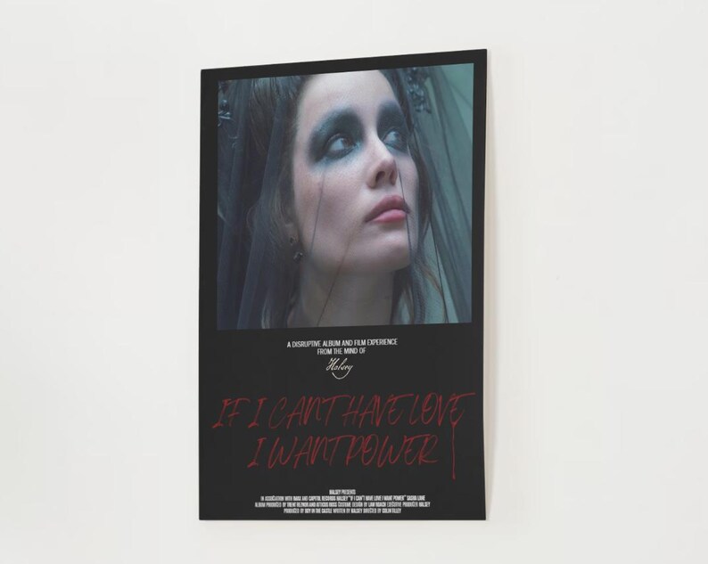 If I Can't Have Love I Want Power Inspired Poster for Halsey Fans ...