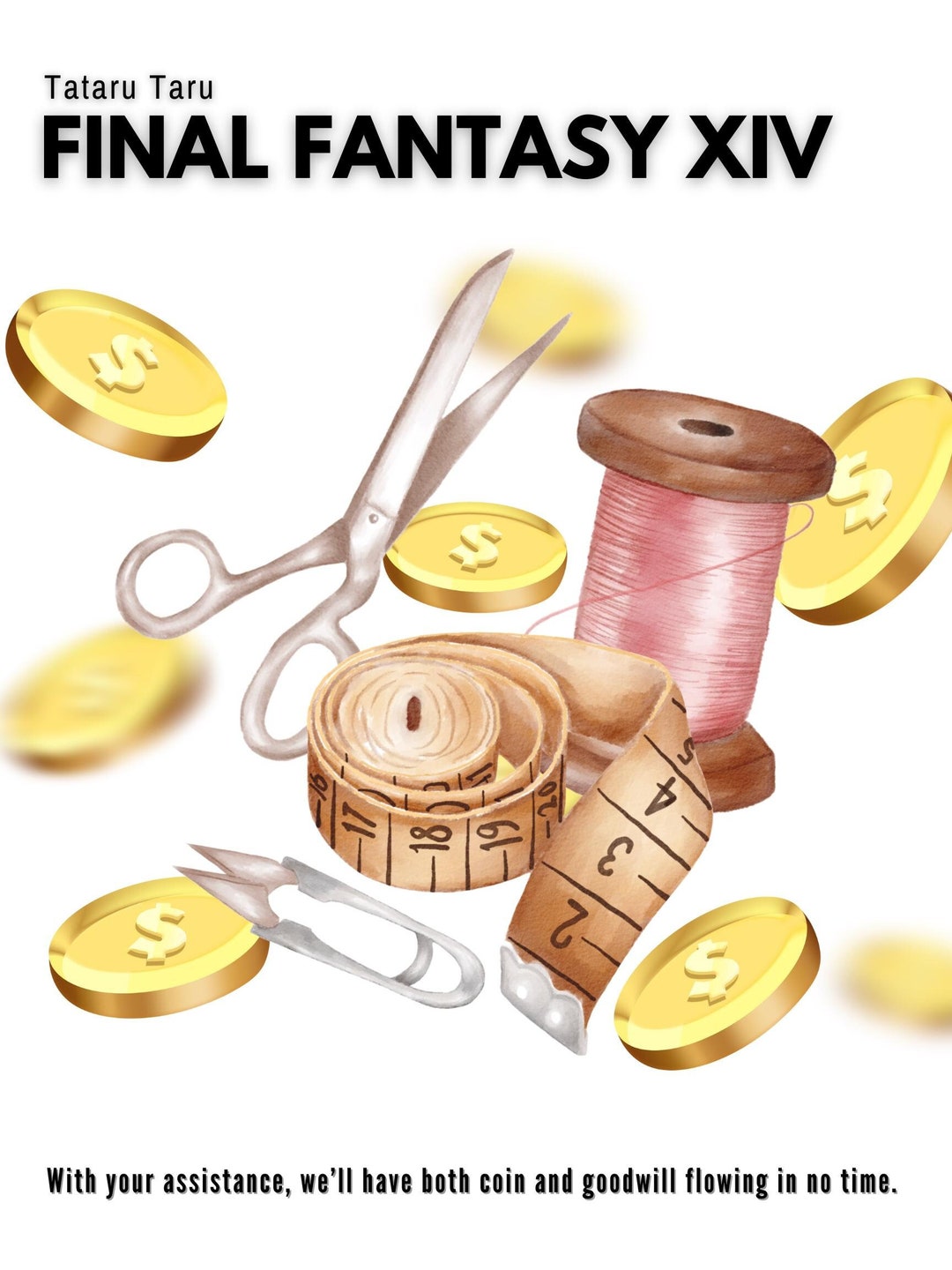 Tataru Taru FFXIV Character Poster | Minimalist Fan Art Print - Etsy