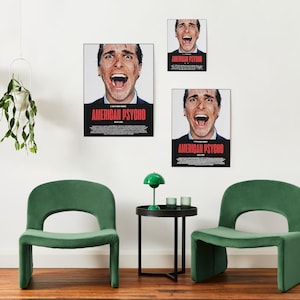 American Psycho Alternative Movie Poster Art Print | Cult Classic Home ...