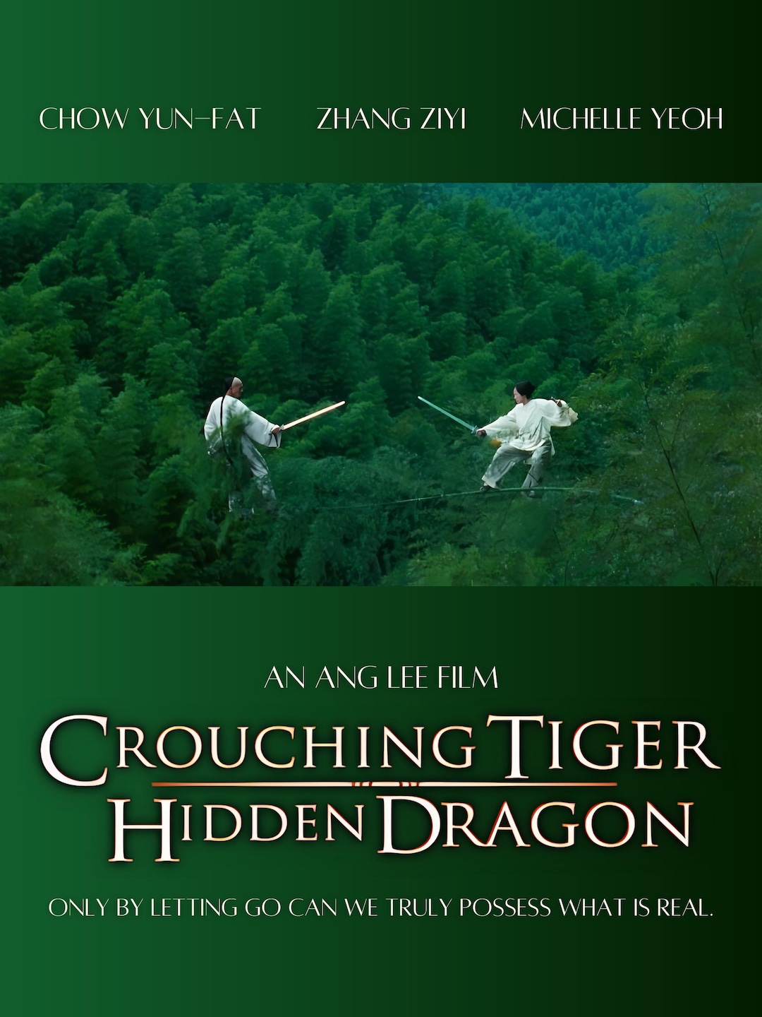 Crouching Tiger, Hidden Dragon Print | Martial Arts Fantasy Film Art - Etsy