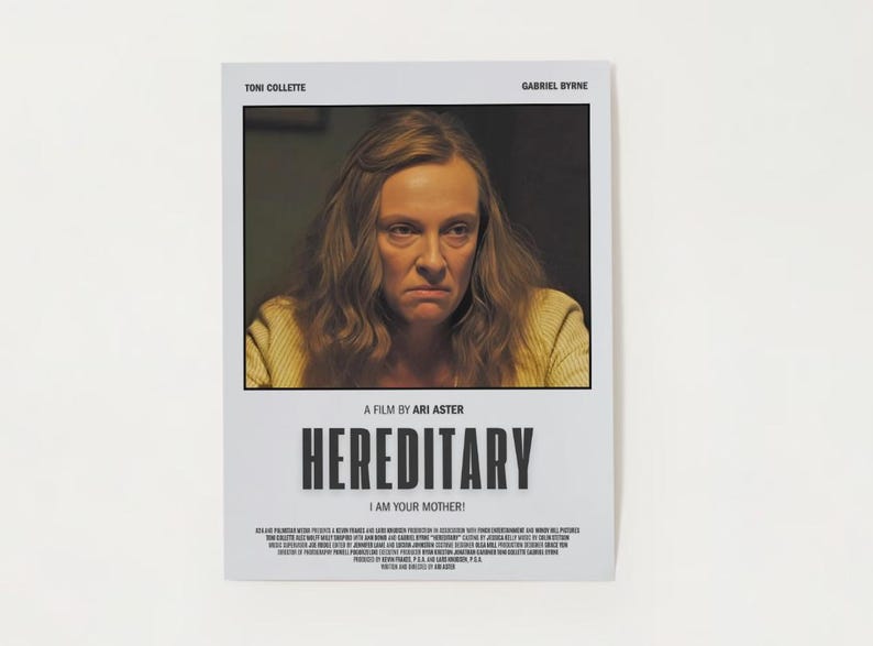 Unique Hereditary Poster for Horror Movie Fanatics - Etsy