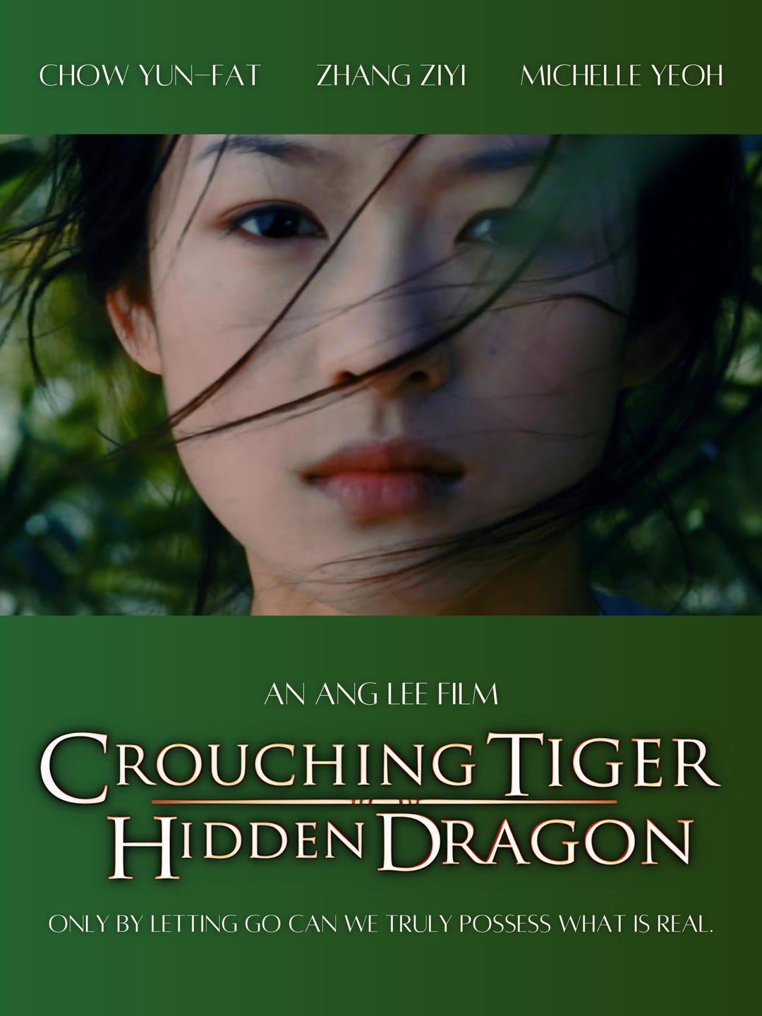Crouching Tiger, Hidden Dragon Fan Poster | Martial Arts Fantasy Film ...