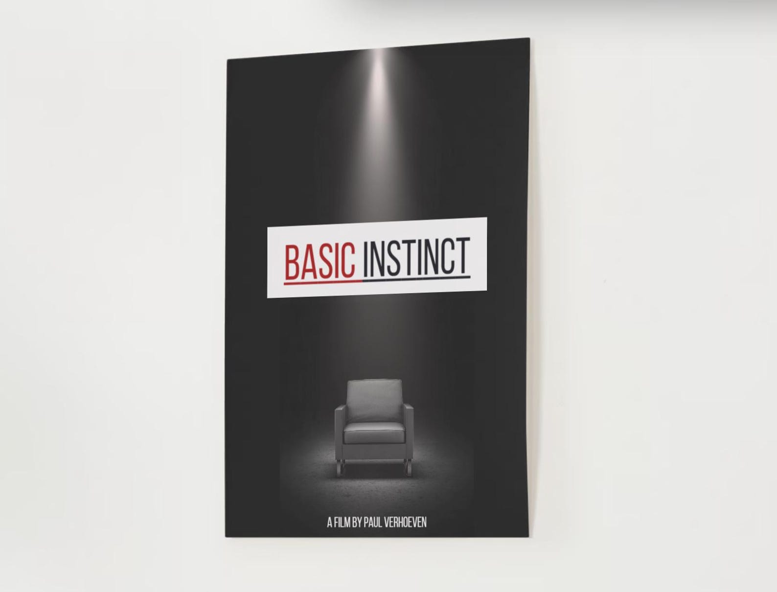 Exclusive Basic Instinct Thriller Poster Redesign (version 1) - Etsy