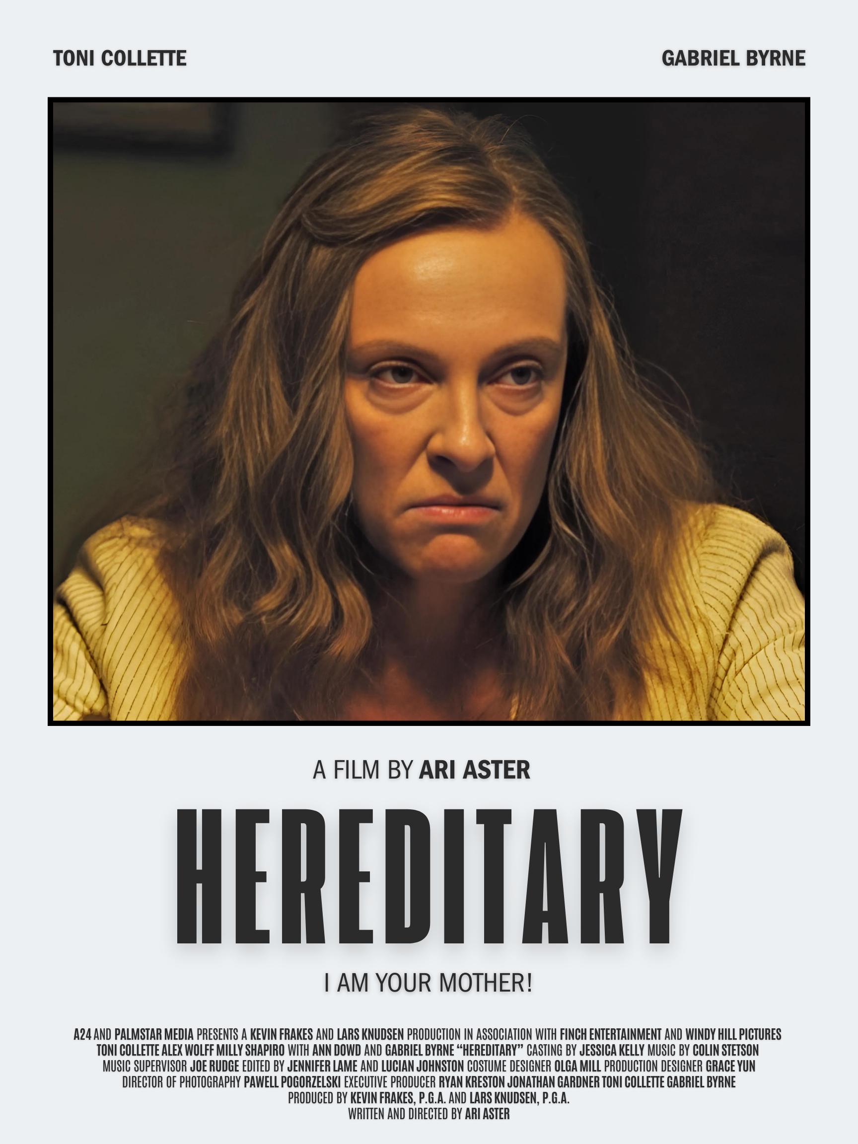 Unique Hereditary Poster for Horror Movie Fanatics - Etsy