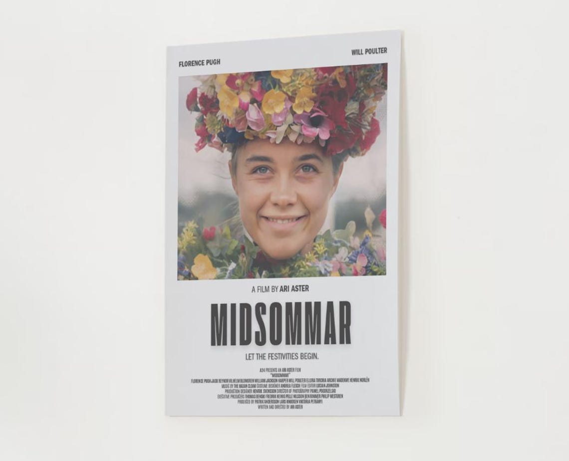 Midsommar Horror Movie Art Print | Alternative Fan Design - Etsy