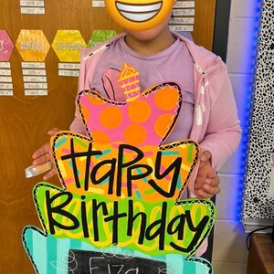 Birthday Door Hanger Teacher Classroom Decor - Etsy