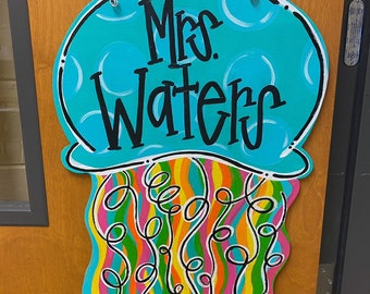 Class, Teacher, Ocean, Sea, Themed, Door Hanger - Etsy