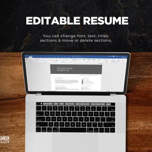 Editable Executive Resume Template | Word, Canva, Google Docs, Indesign | Professional Resume ...