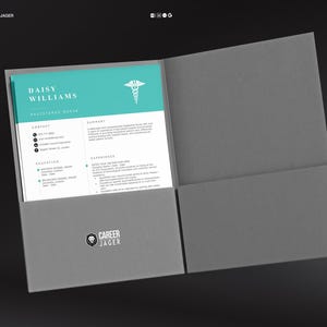 Editable Nurse Resume Template | Indesign, Word, Google Docs, Canva ...